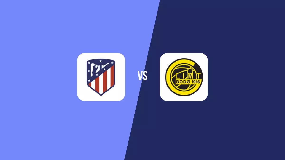 Atlético de Madrid vs Bodo/Glimt: Alineaciones, horario y dónde ver