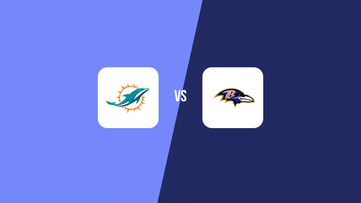 Miami Dolphins vs Baltimore Ravens: Pronóstico, Cuotas y Apuestas - NFL
