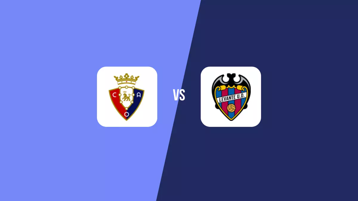 Osasuna vs Levante: Pronóstico, Cuotas y Apuestas - Primera División